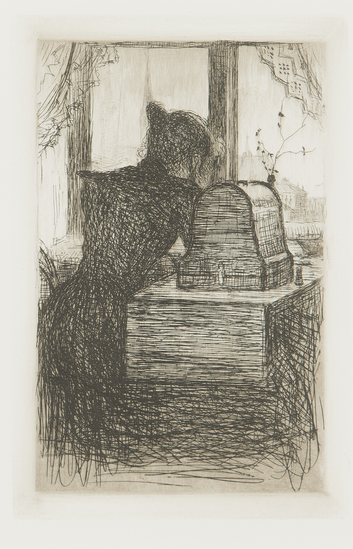 Hugo Simberg, Vid Symaskinen. - Bukowskis