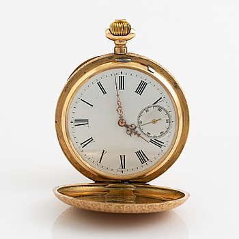 Fickur, 14K guld, ca 51 mm. - Bukowskis