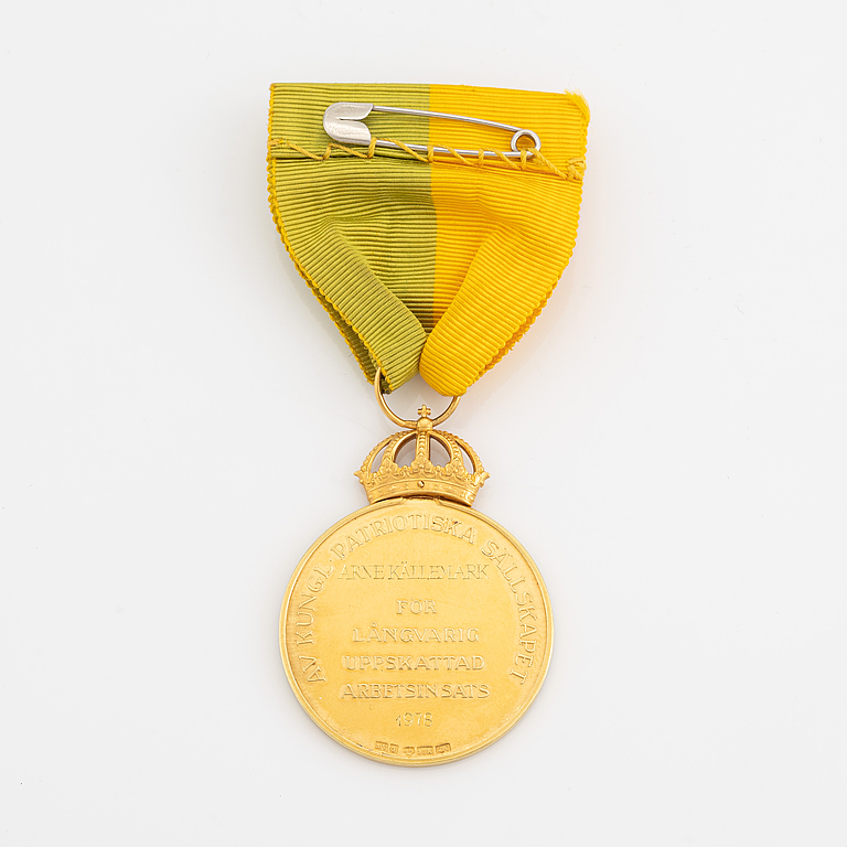 A Swedish gold medal, dated 1978. - Bukowskis