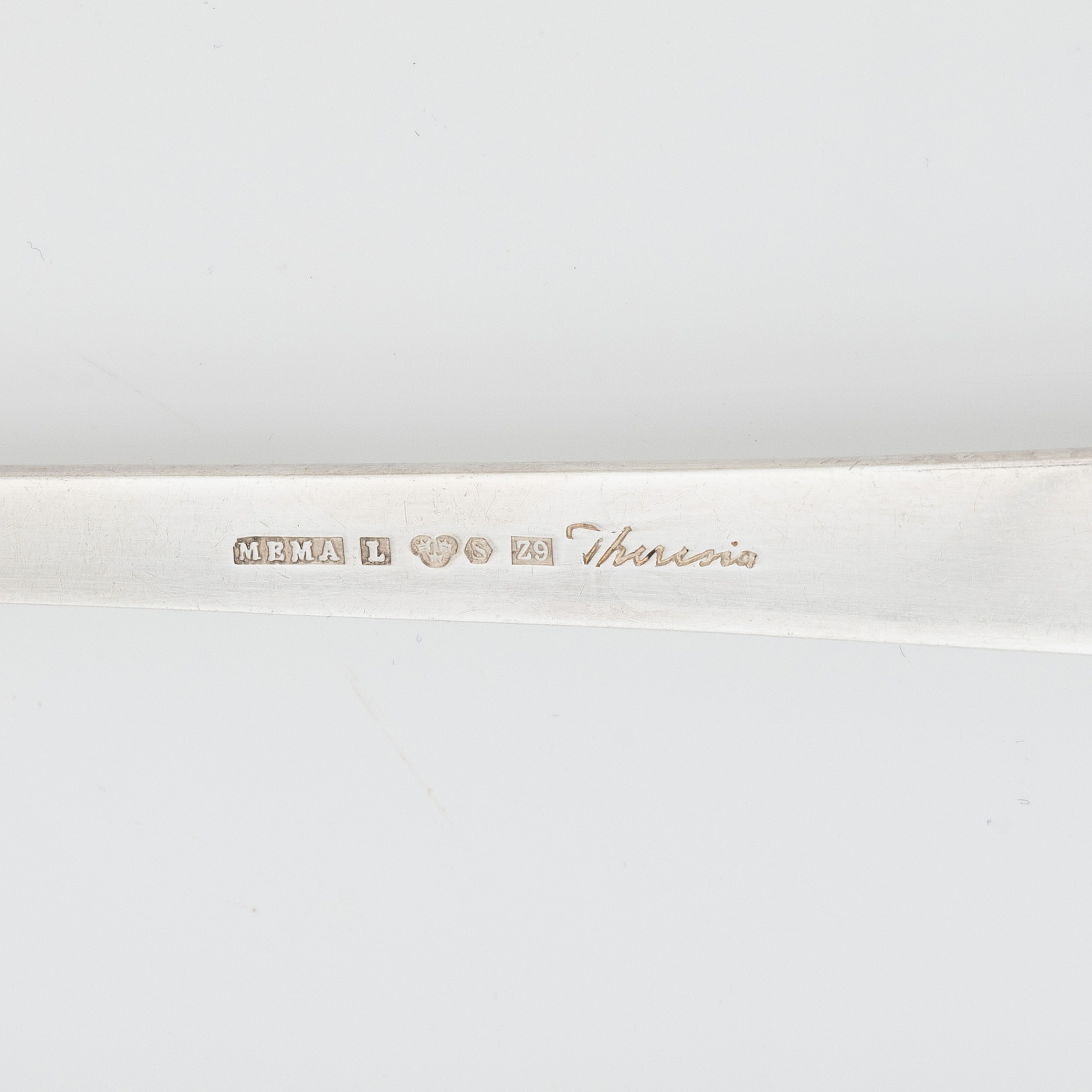 Theresia Hvorslev, bestickuppsättning, 36 delar, silver, modell "Thema ...