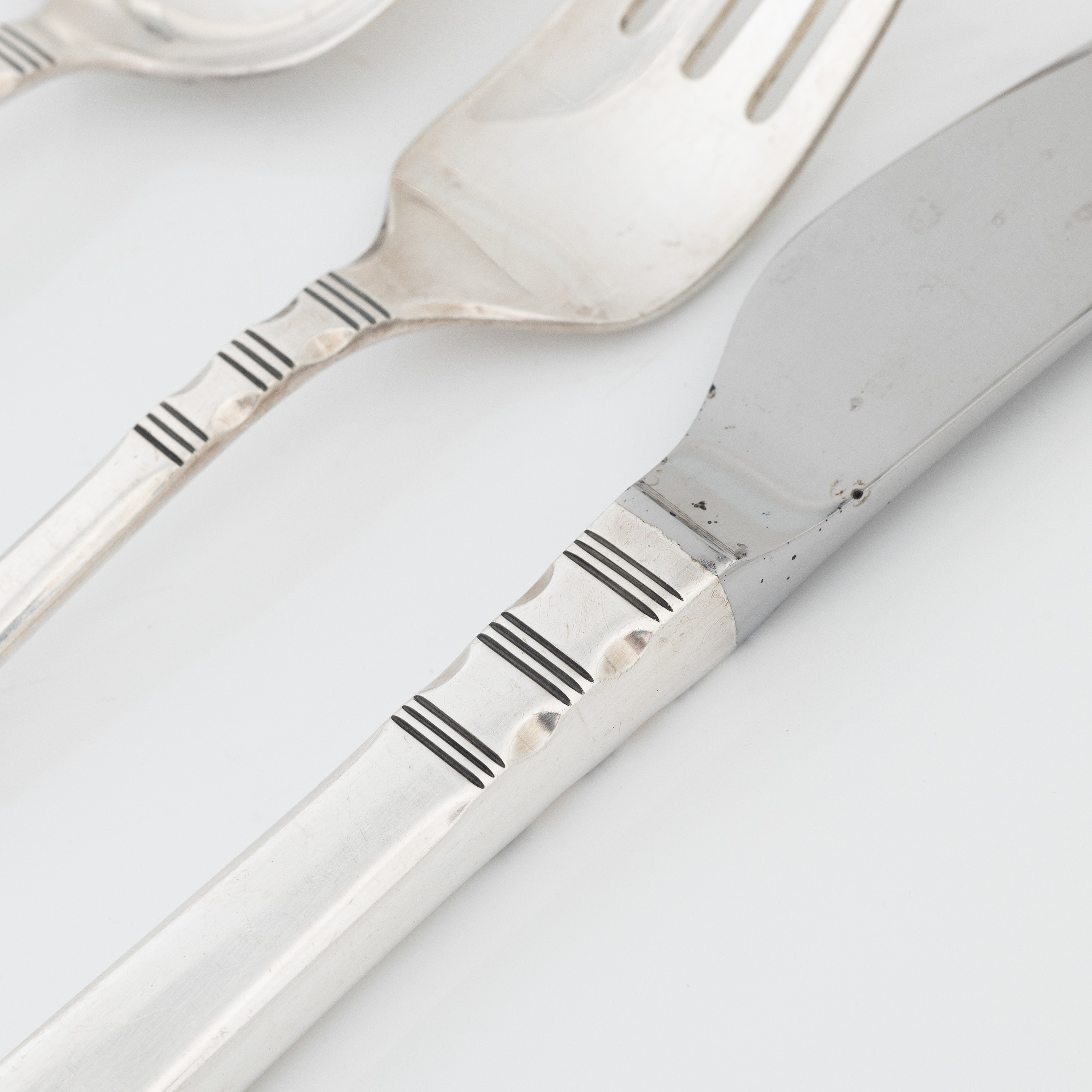 Theresia Hvorslev, bestickuppsättning, 36 delar, silver, modell "Thema ...