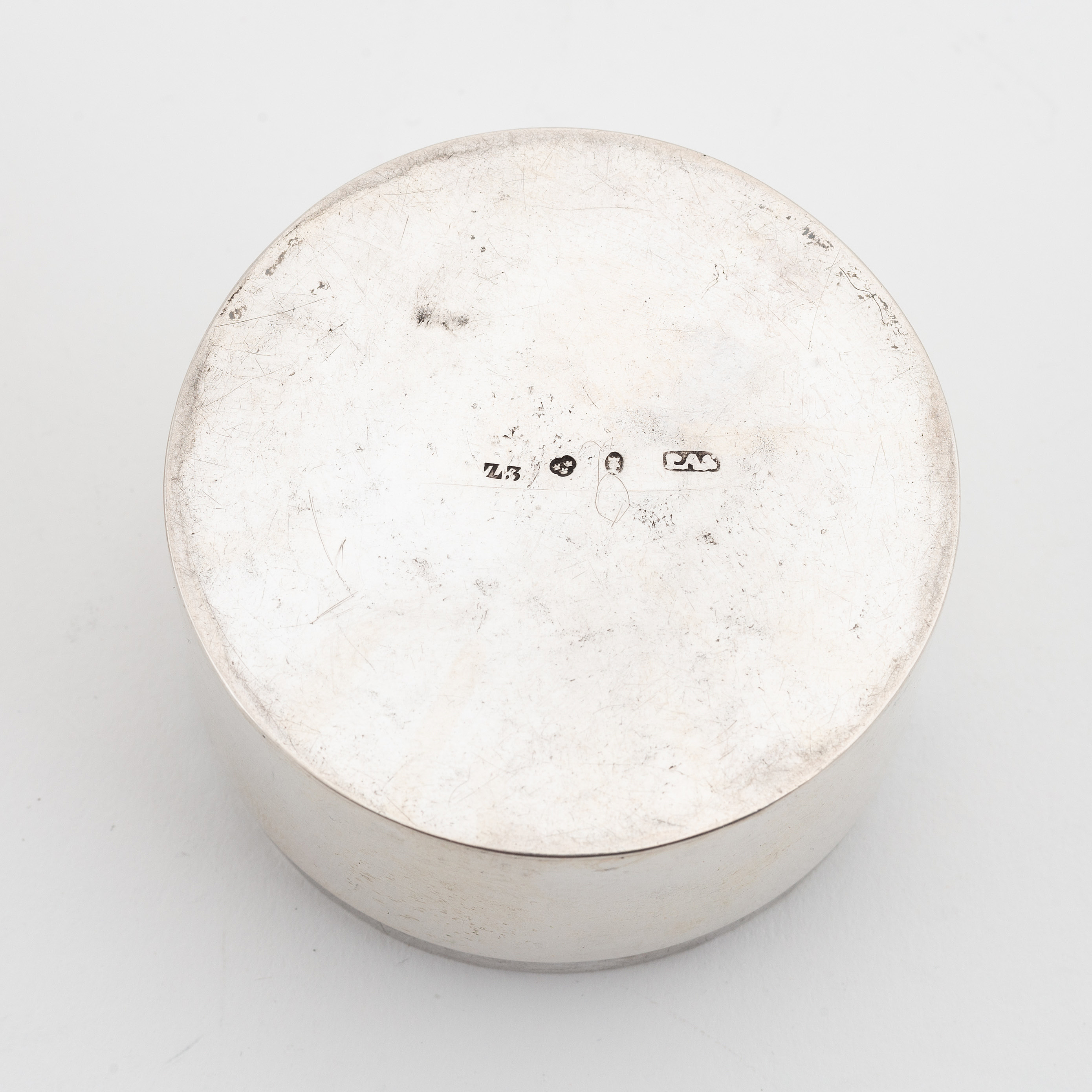 Petter Adolf Sjöberg, dosor, ett par, silver, Stockholm 1830-31 ...