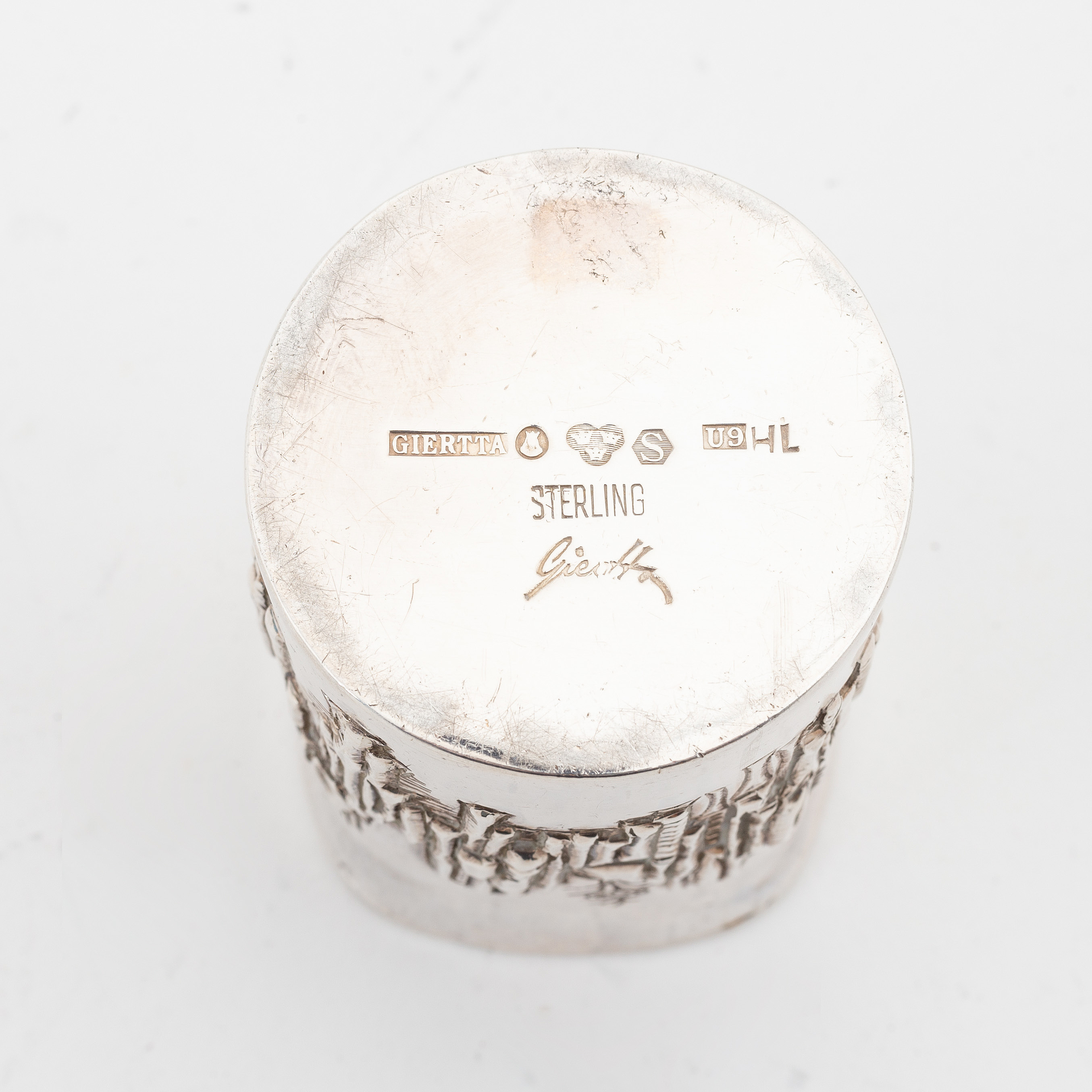 Claës Giertta, bägare, silver, Stockholm 1970. - Bukowskis