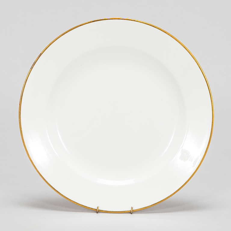 A 81-piece porcelain 'Empire' dinnerware for Rörstrand Sweden. - Bukowskis