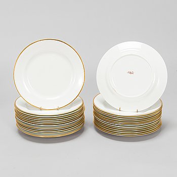 A 81-piece porcelain 'Empire' dinnerware for Rörstrand Sweden. - Bukowskis