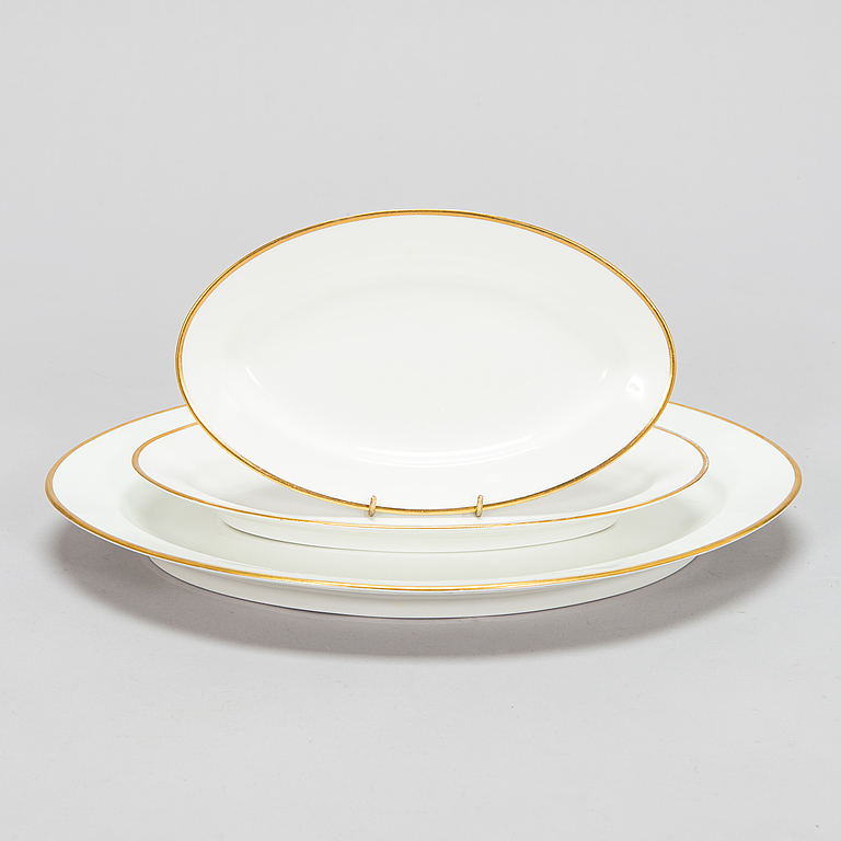 A 81-piece porcelain 'Empire' dinnerware for Rörstrand Sweden. - Bukowskis
