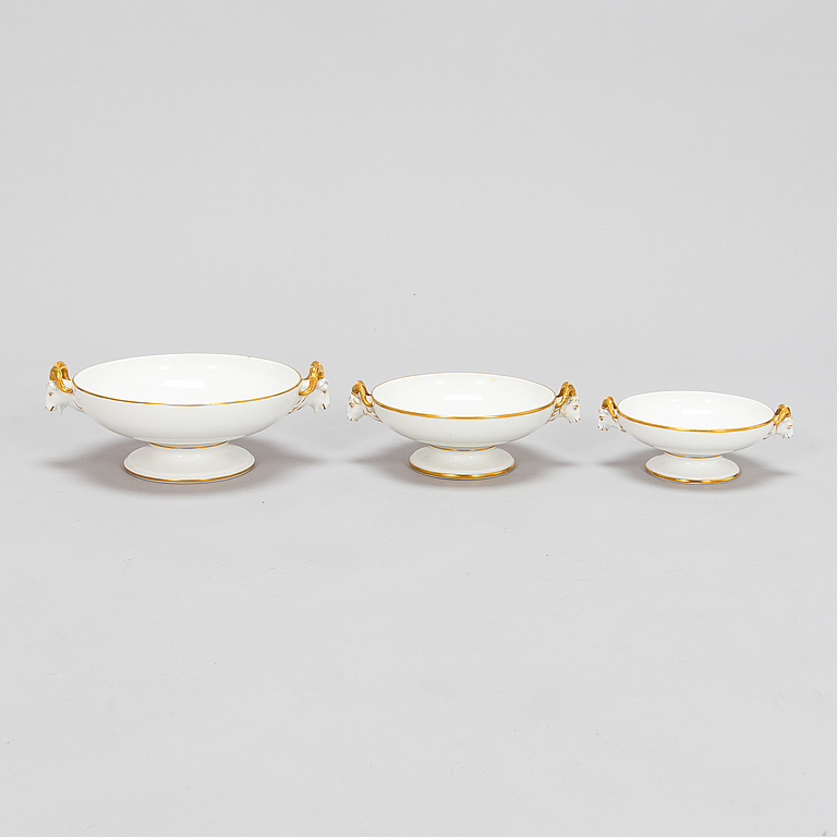 A 81-piece porcelain 'Empire' dinnerware for Rörstrand Sweden. - Bukowskis