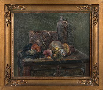 Mikko Carlstedt, oil on canvas, signed and unclearly dated. - Bukowskis