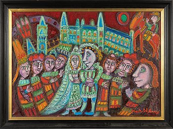 Louis Marchand des Raux, olja på duk, signerad. - Bukowskis