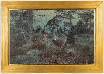 Thure Wallner, oil on canvas, signed. - Bukowskis