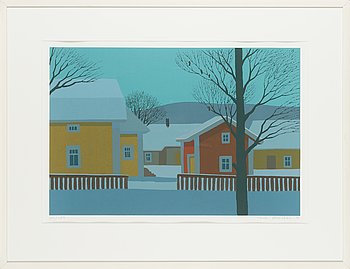 Pentti Koivikko, silkscreen, signed and dated -90, numbered 44/100 ...