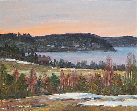 Kaapo Rissala, oil on canvas, signed and dated -49. - Bukowskis