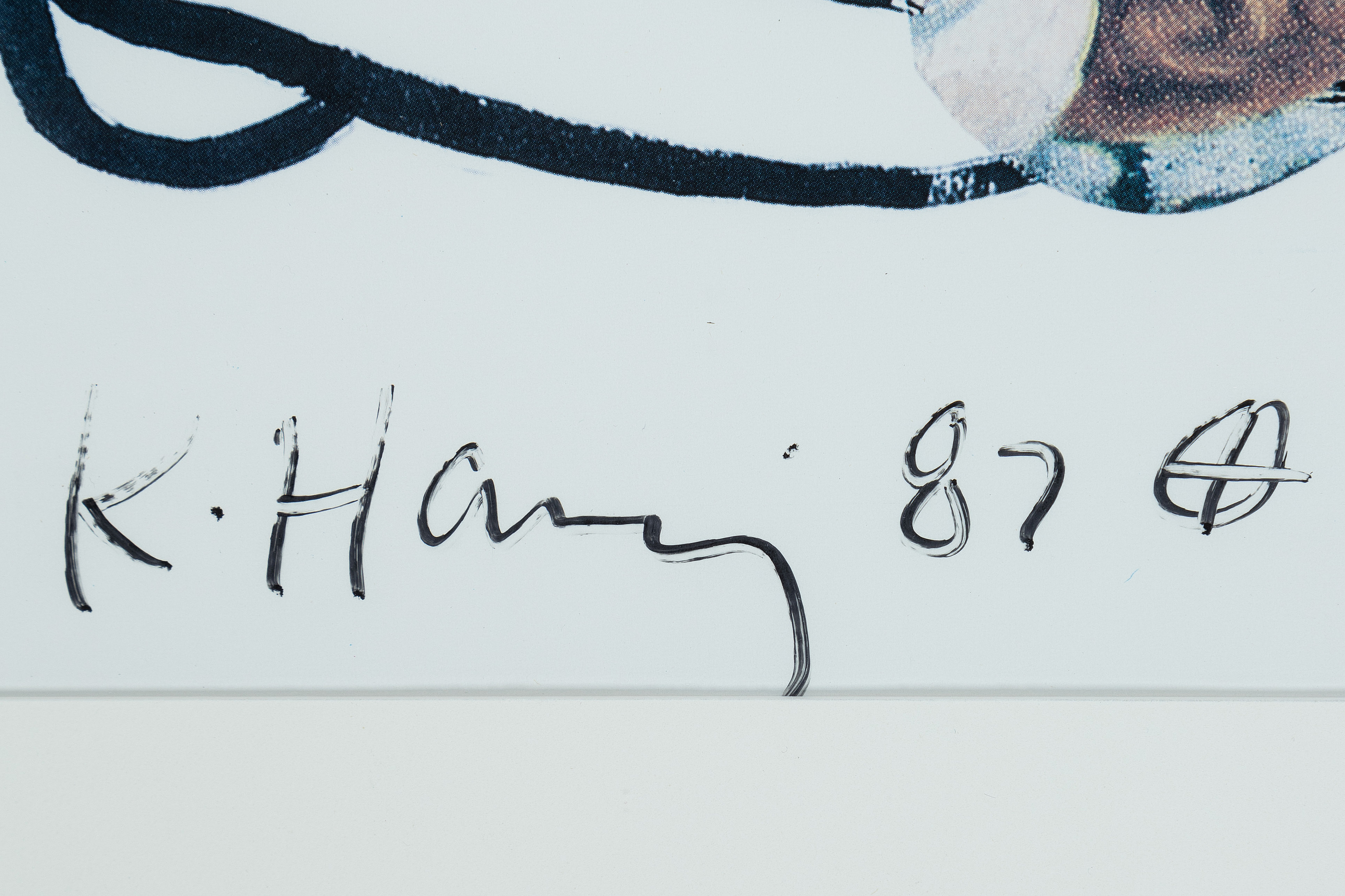 Keith Haring, off set, signed and dated -87. - Bukowskis