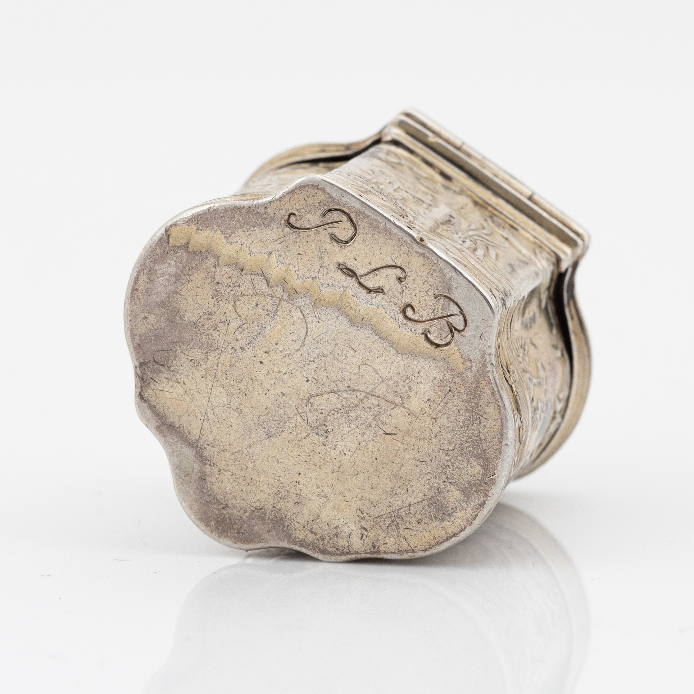 A Dutch silver box, late 18th century. - Bukowskis