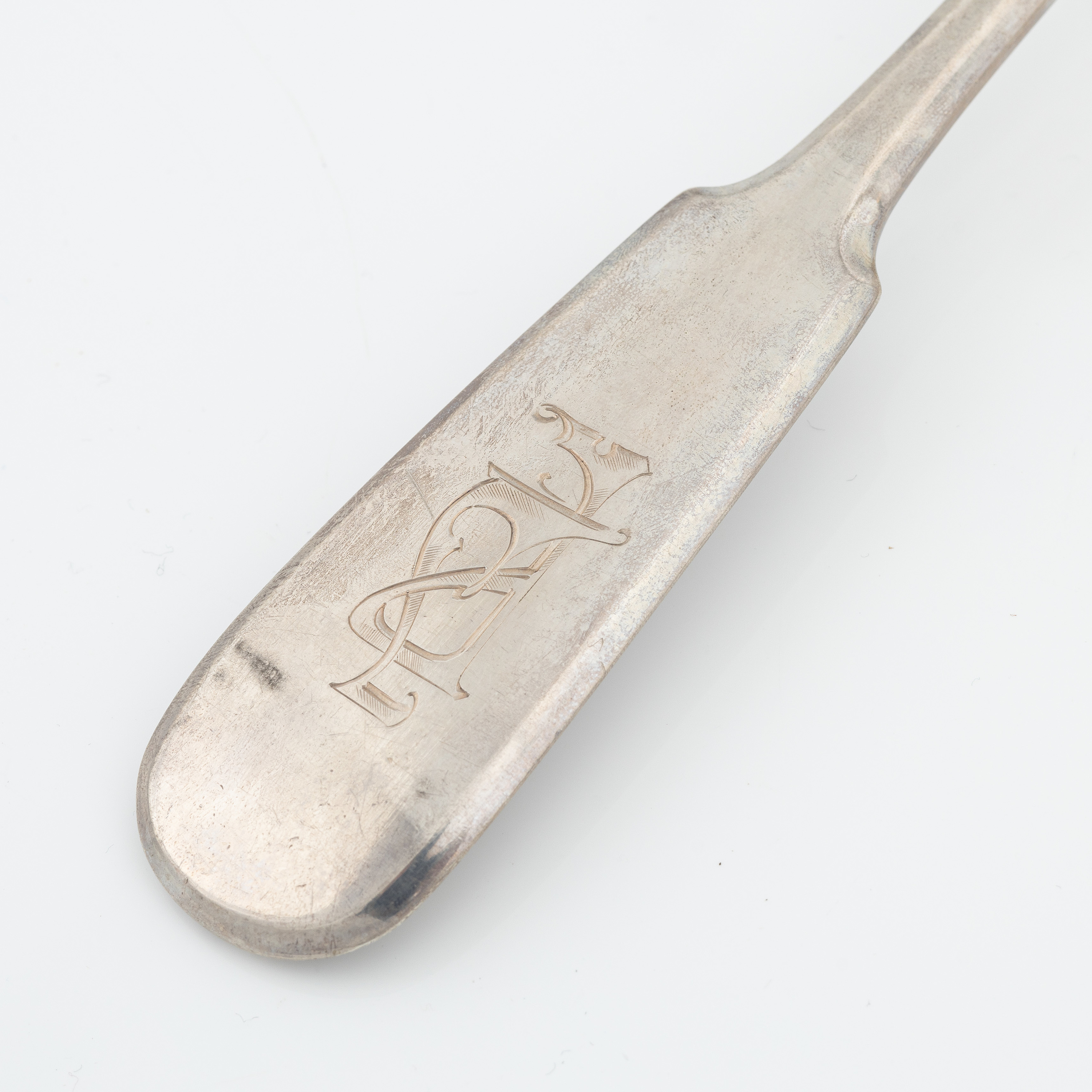 A Russian Parcel-Gilt Silver Ladle, mark of Andrej Stepanowitsch Bragin ...