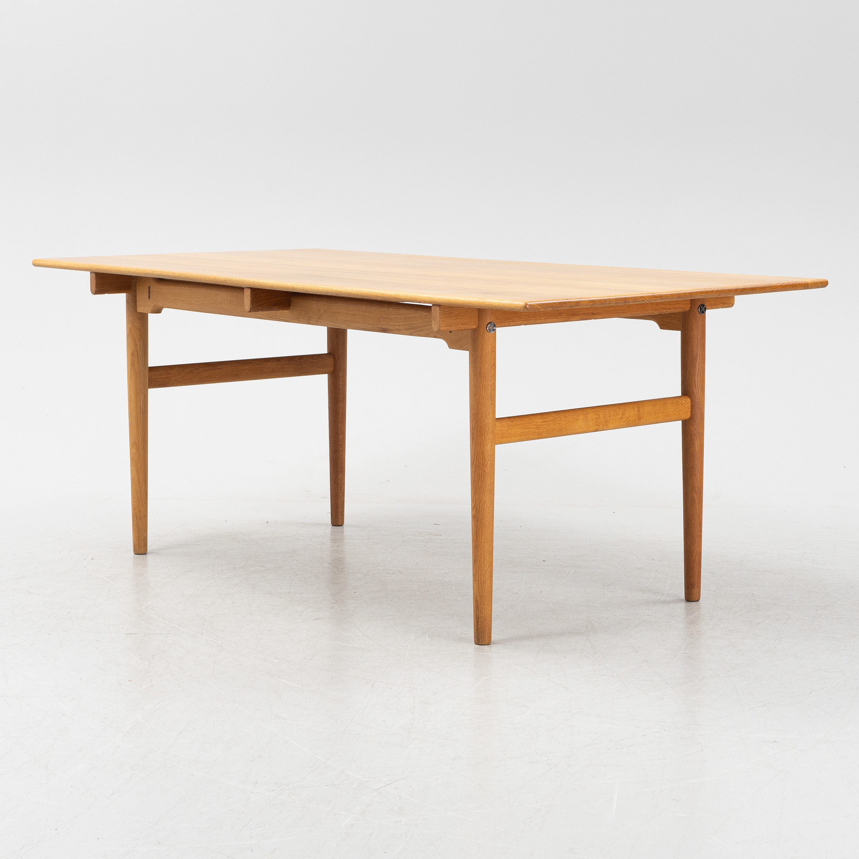 Hans J Wegner, a 'CH327' oak dining table, Andreas Tuck, Denmark ...