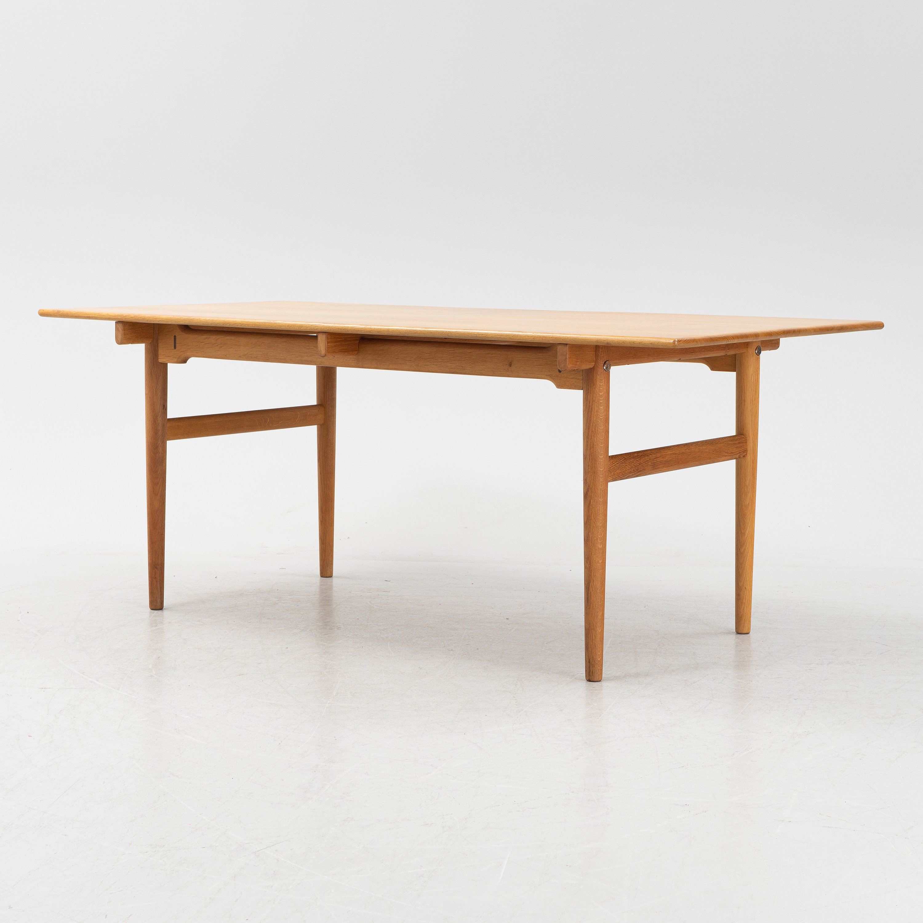 Hans J Wegner, a 'CH327' oak dining table, Andreas Tuck, Denmark ...
