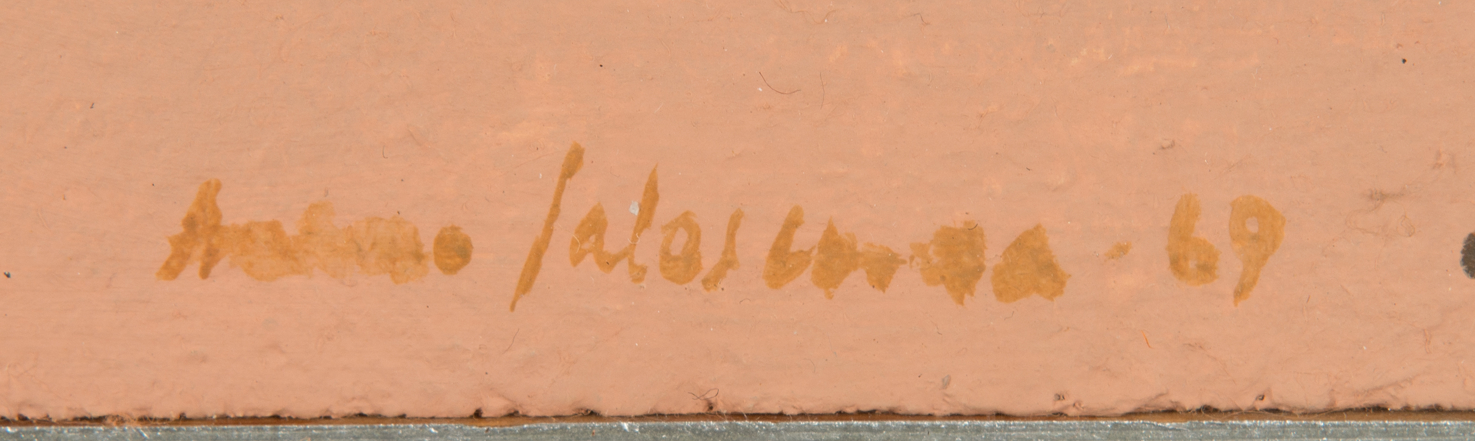 Aarno Salosmaa, oil on board, signed and dated -69. - Bukowskis