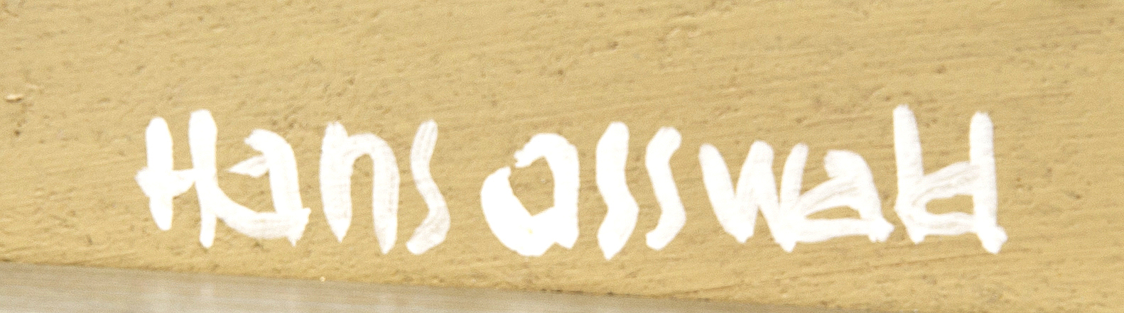 Hans Osswald, olja på duk, signerad. - Bukowskis