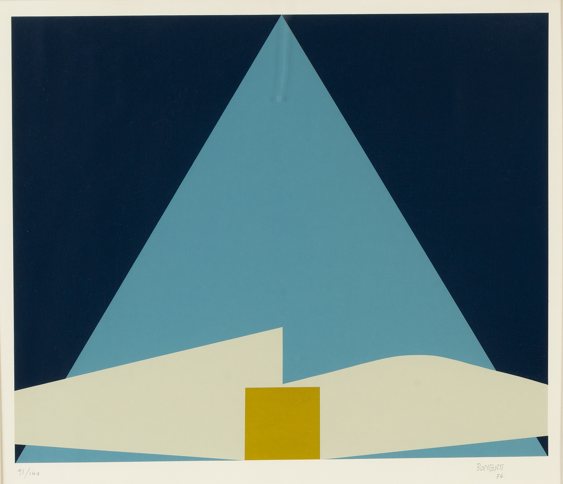 Arturo Bonfanti, silkscreen in colours, 1976, signed 91/140. - Bukowskis