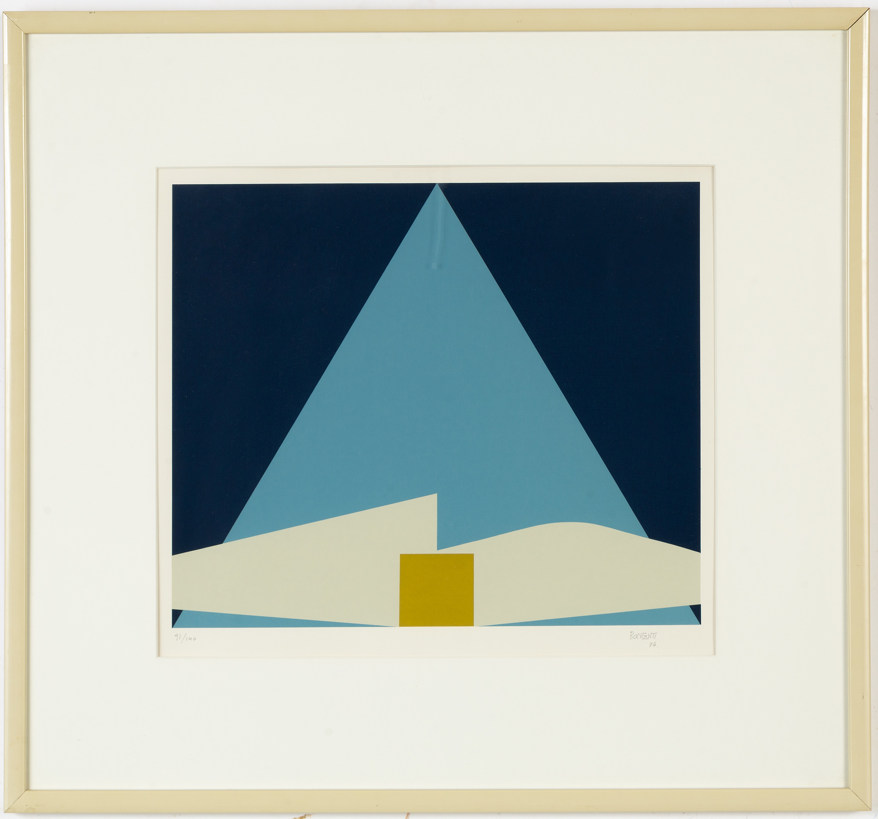 Arturo Bonfanti, silkscreen in colours, 1976, signed 91/140. - Bukowskis