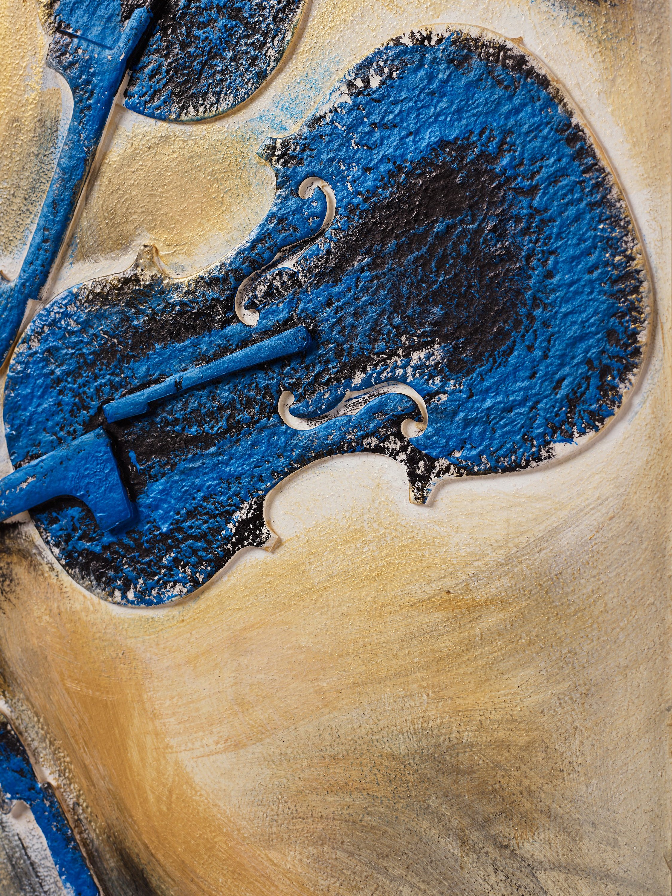 Arman (Armand Pierre Fernandez), ”Blue footprints”. - Bukowskis