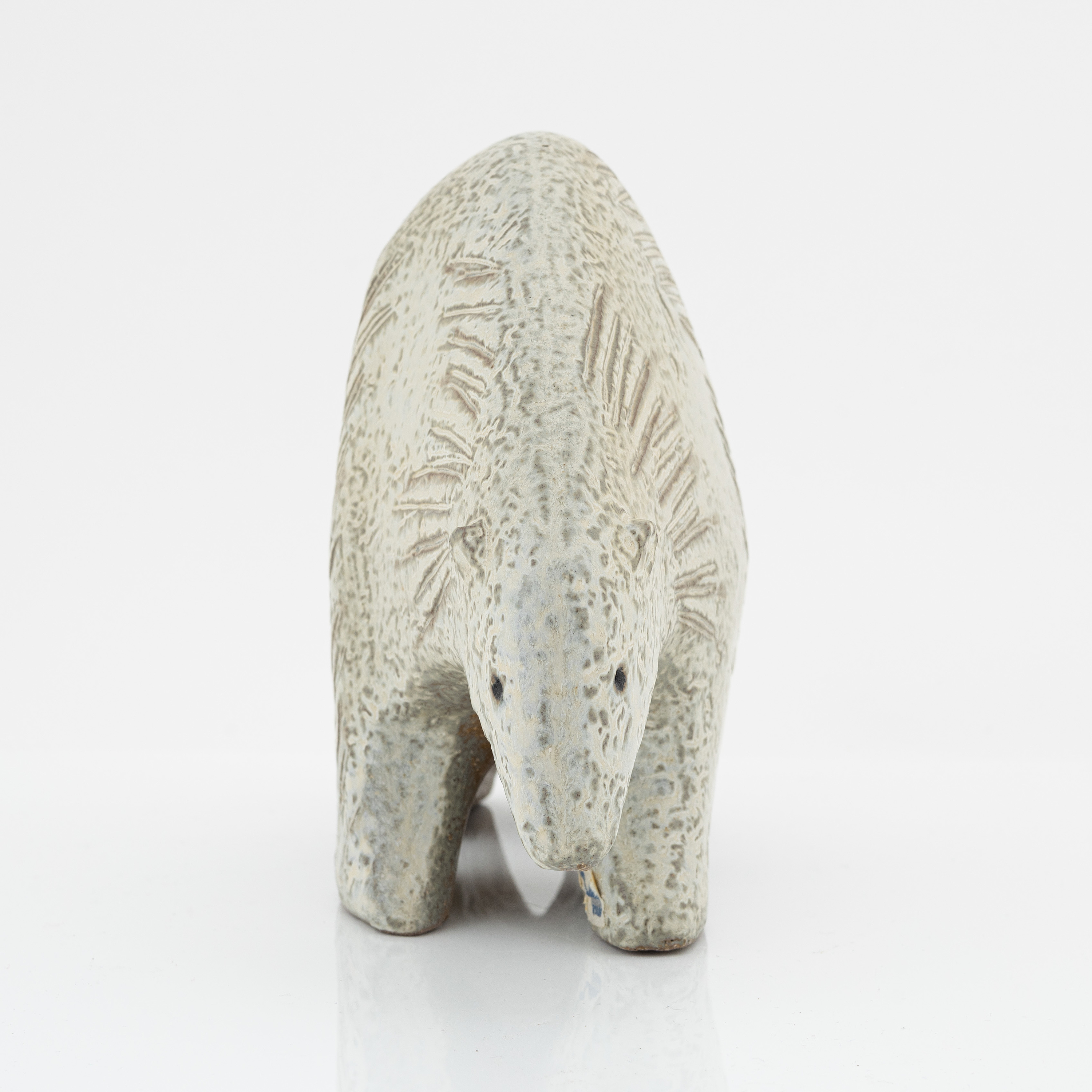 Lisa Larson, a stoneware polar bear figurine, Gustavsberg, Sweden. - Bukowskis