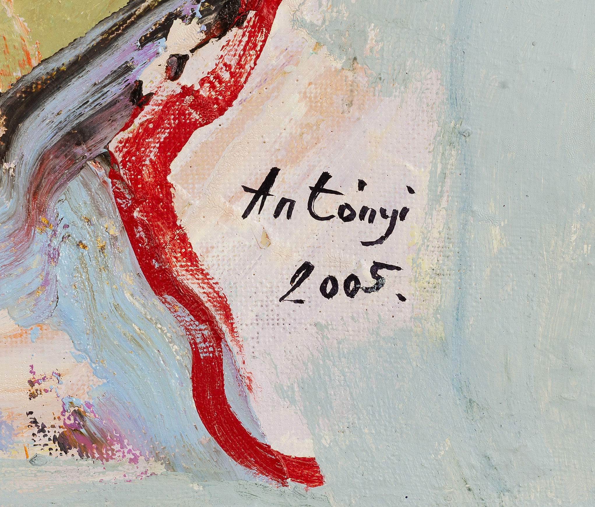 Imre Antonyi, olja på duk, signerad och daterad 2005. - Bukowskis