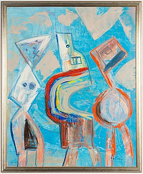 Imre Antonyi, olja på duk, signerad. - Bukowskis