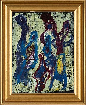 Imre Antonyi, oil on paper-panel, signed. - Bukowskis