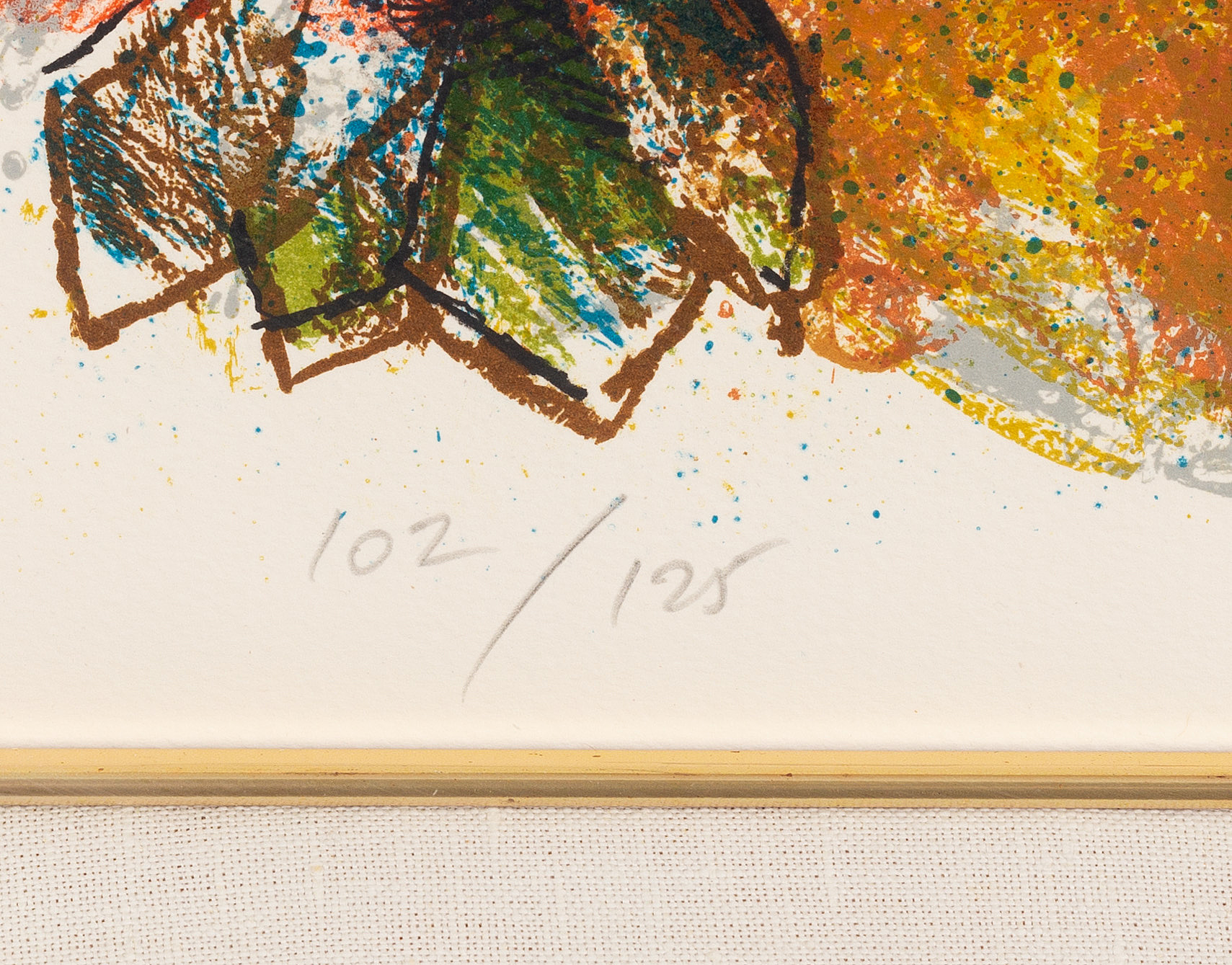 Theo Tobiasse, lithograph in colours, signed 102/125. - Bukowskis