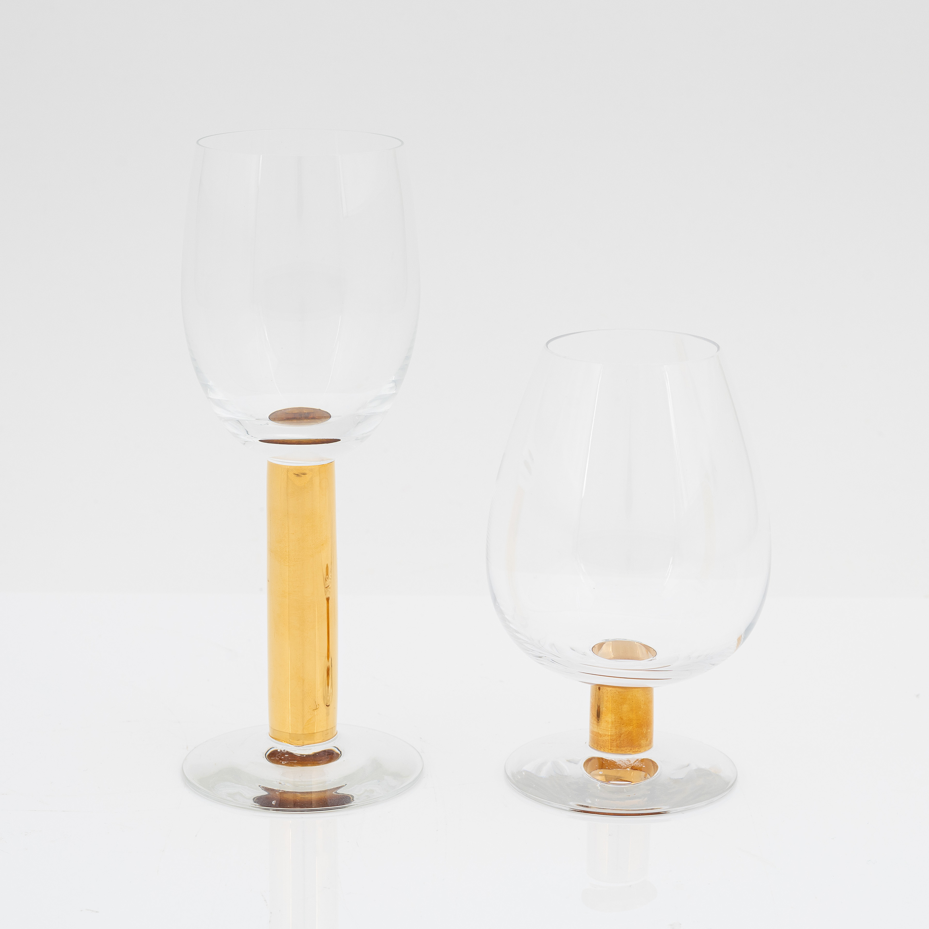 Gunnar Cyrén, glas, 6+4 st, "Nobel", Orrefors. - Bukowskis