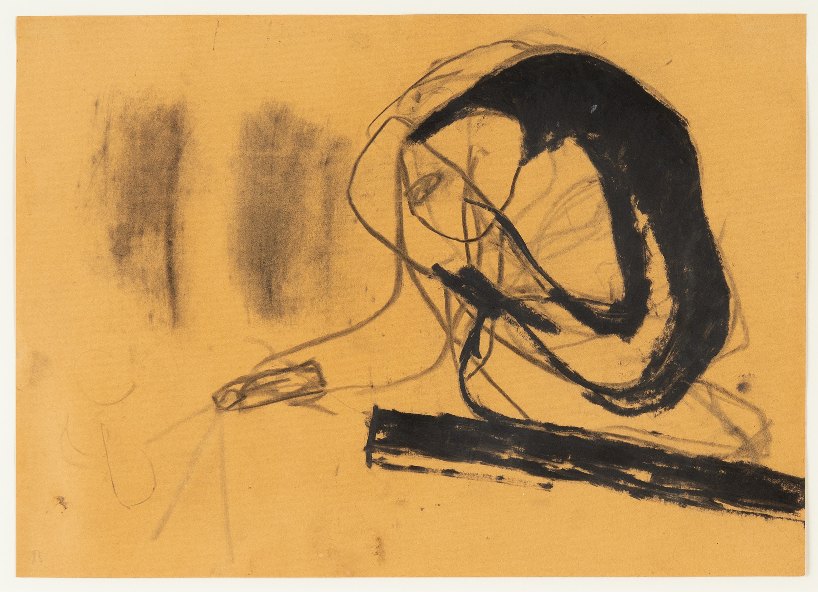 Paco Knöller, mixed media on paper, dated -83. - Bukowskis