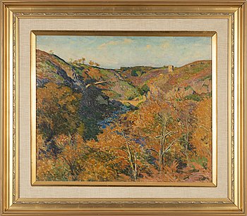 Joseph Milner-Kite, oil on canvas, signed. - Bukowskis