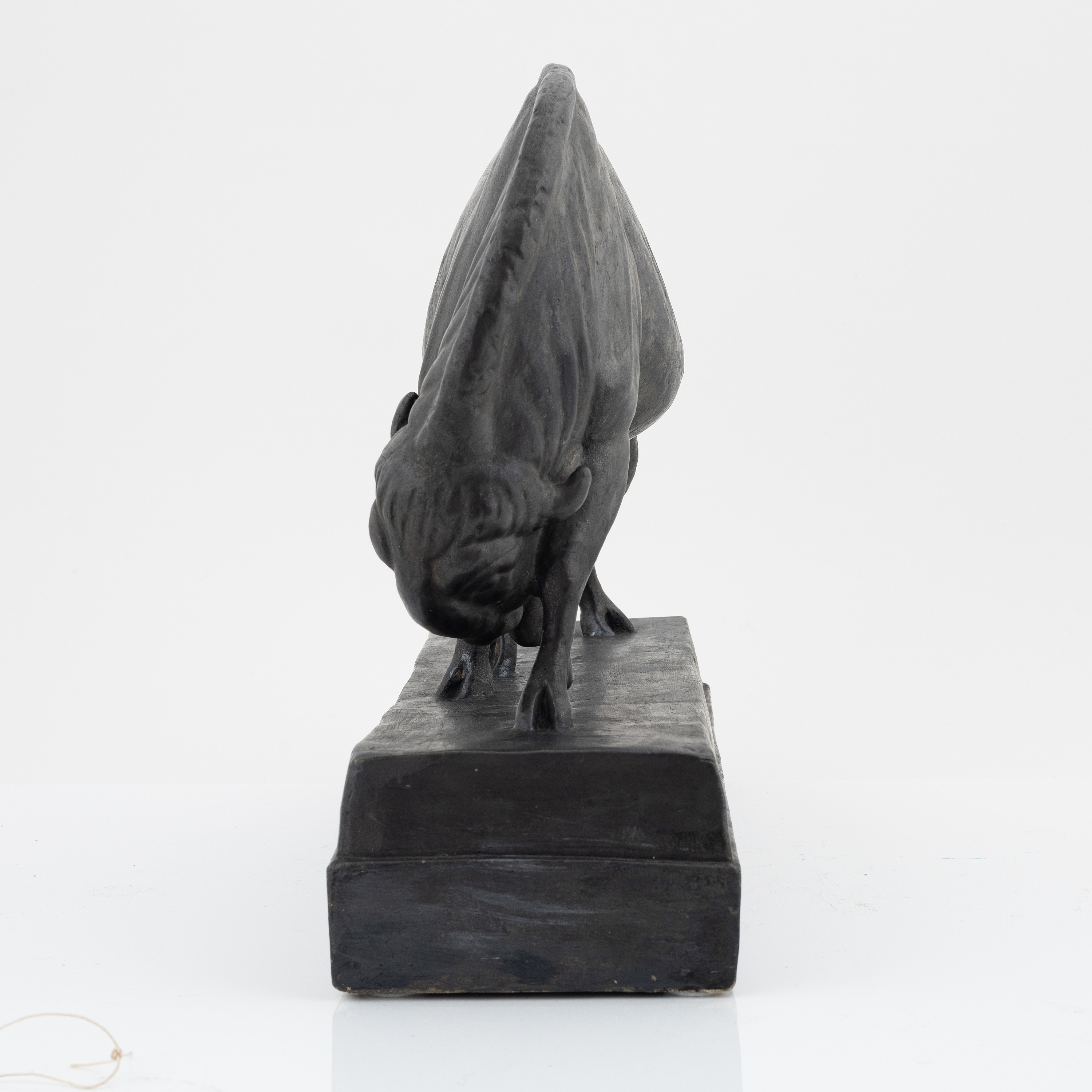 Arvid Knöppel, skulptur, patinerad gips, signerad. - Bukowskis