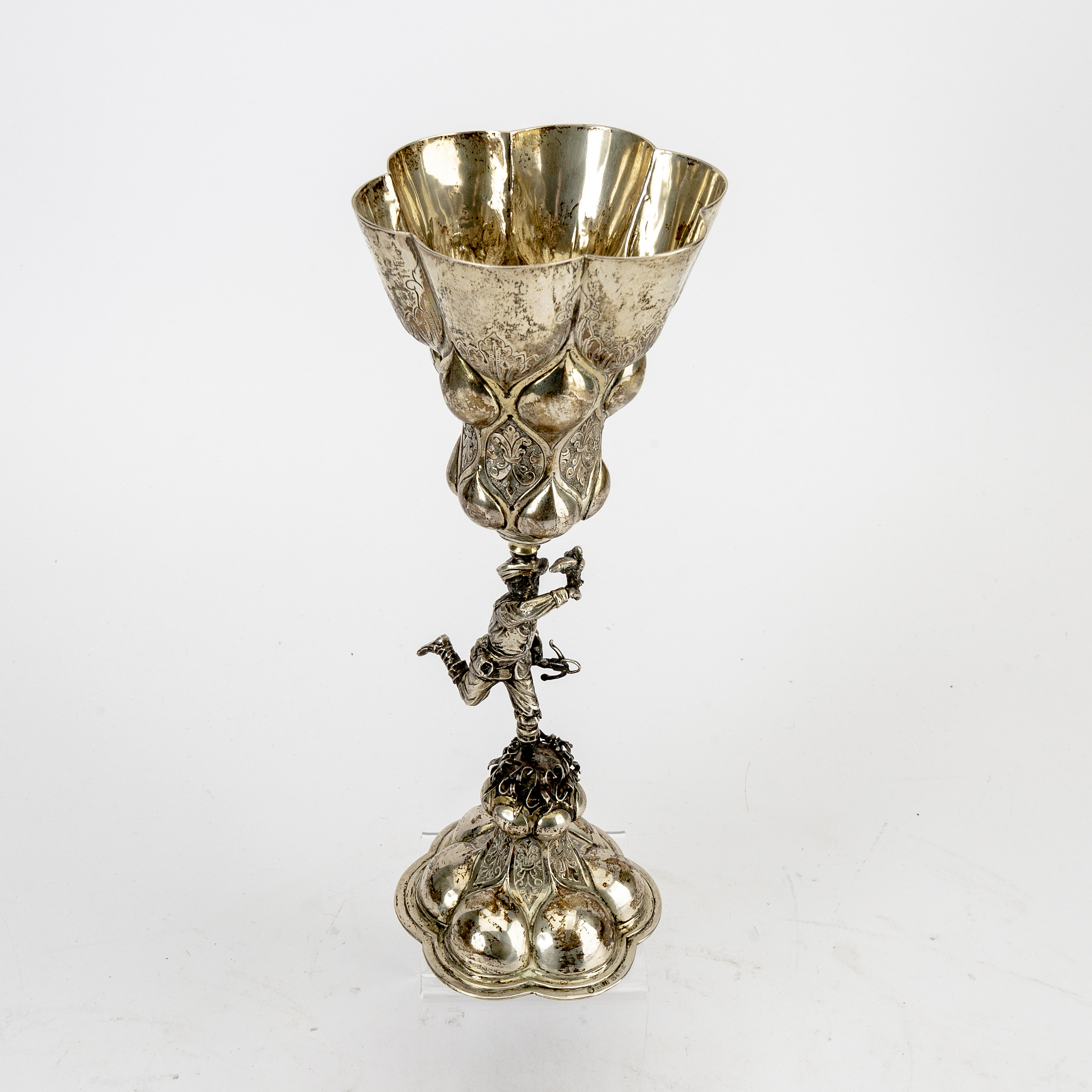 A Swedish 20th century silver cup mark of R Ericson Malmö 1939, weight ...