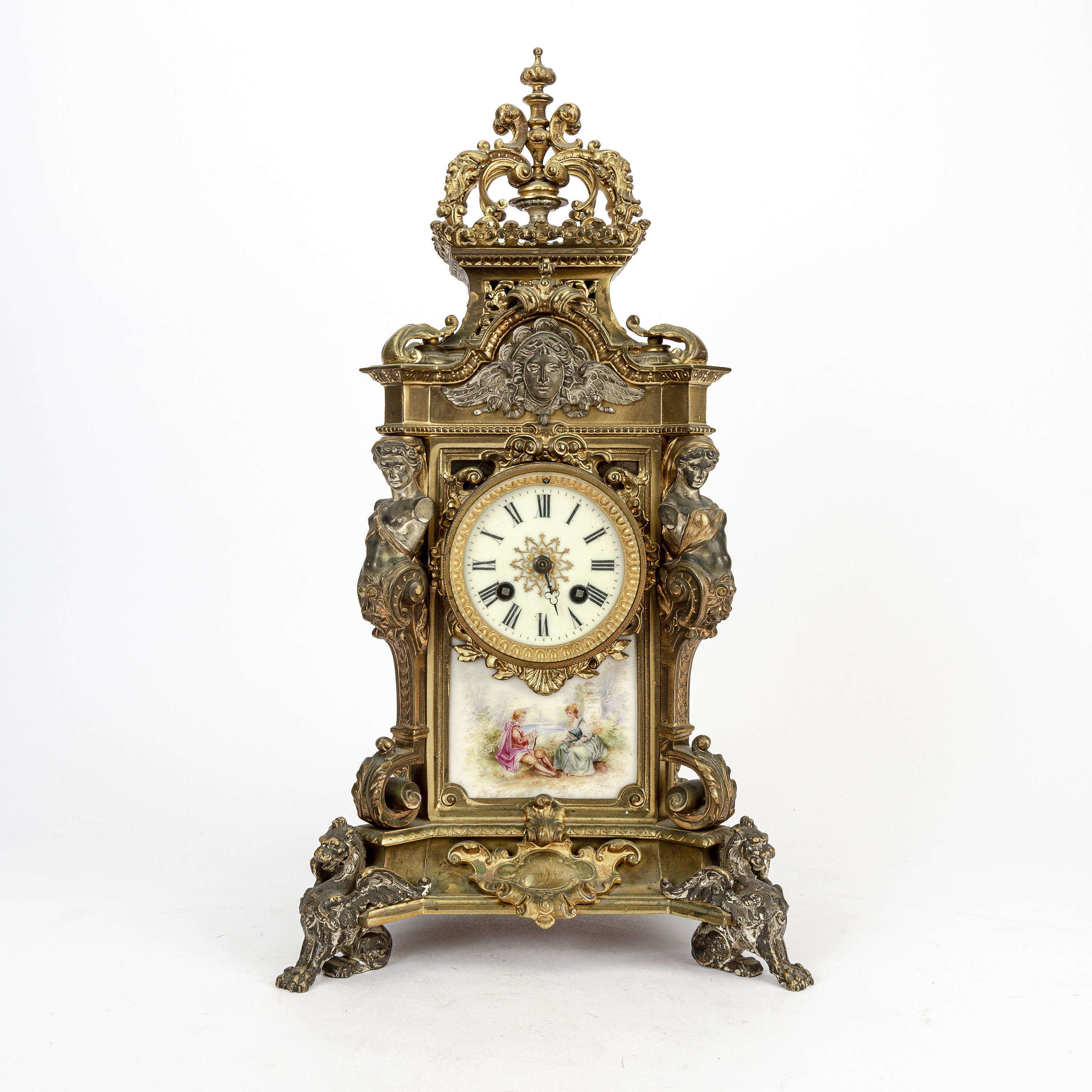 A Neo Renaissance table clock around 1900. - Bukowskis