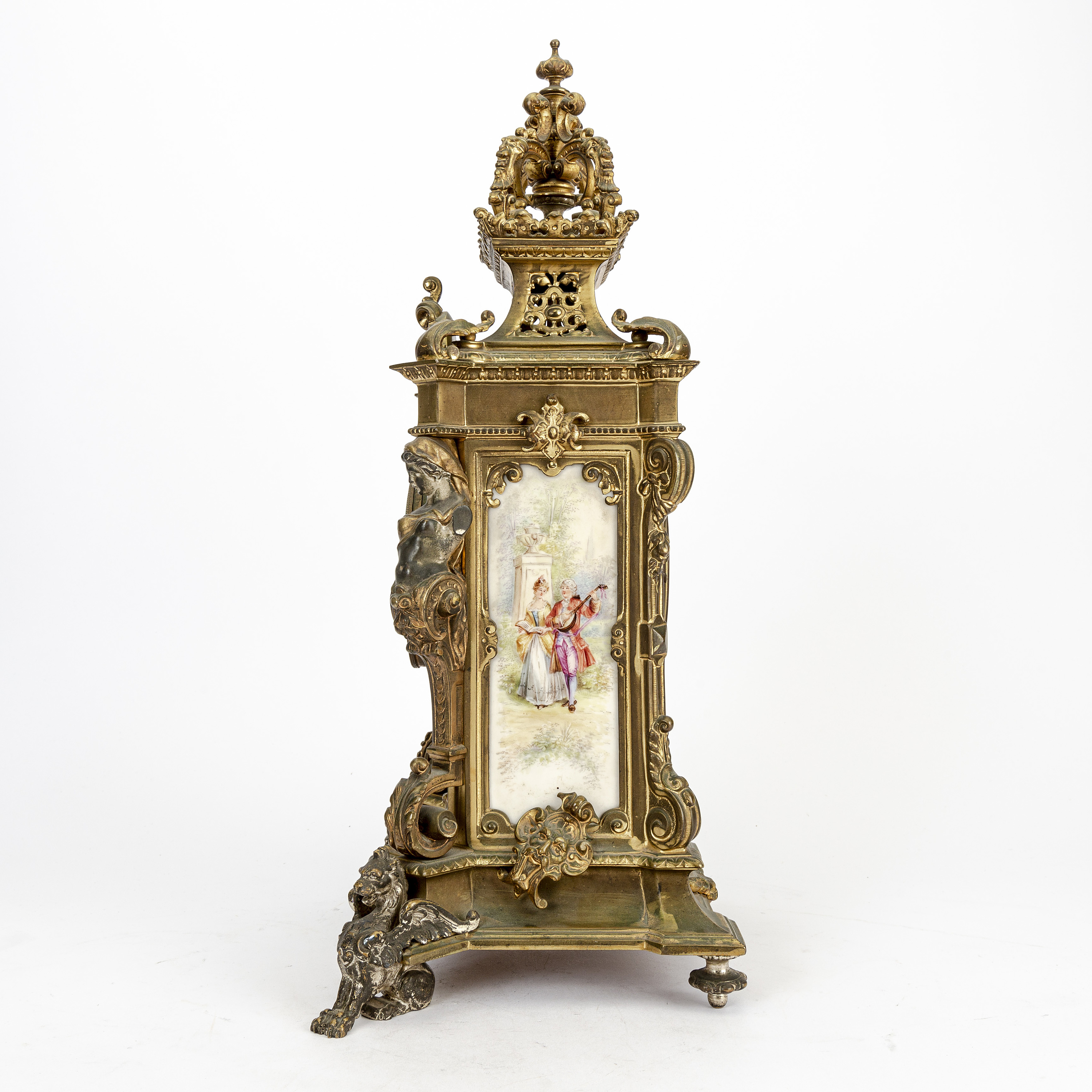 A Neo Renaissance table clock around 1900. - Bukowskis