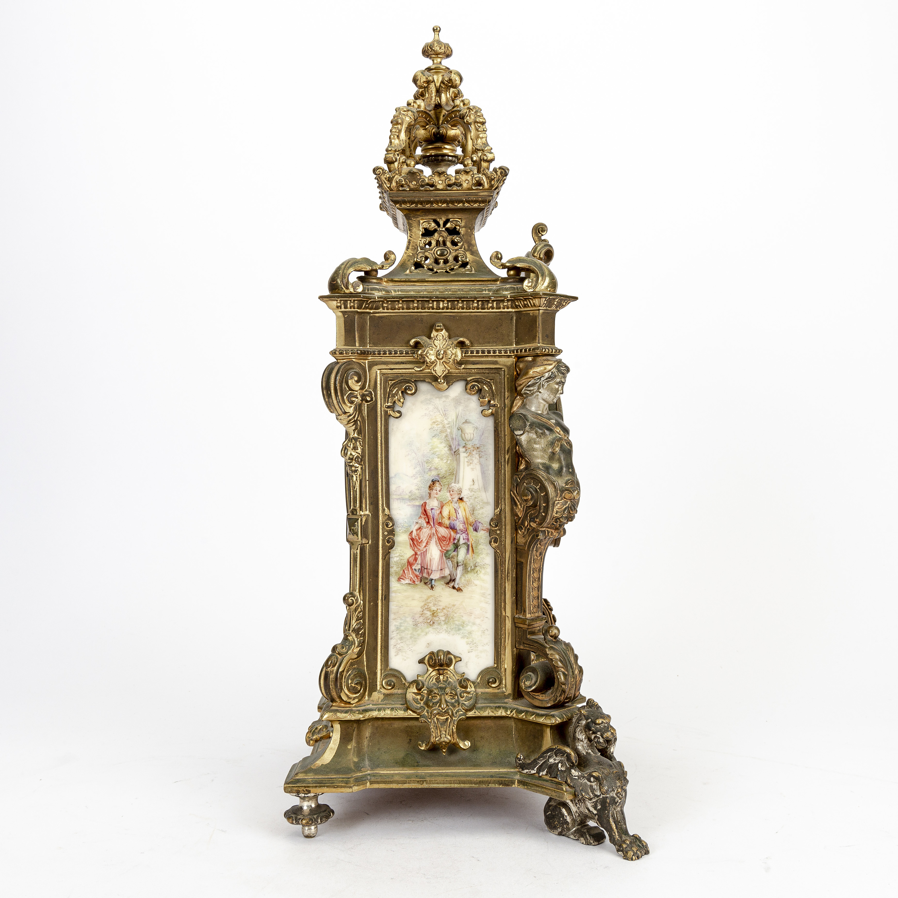 A Neo Renaissance table clock around 1900. - Bukowskis