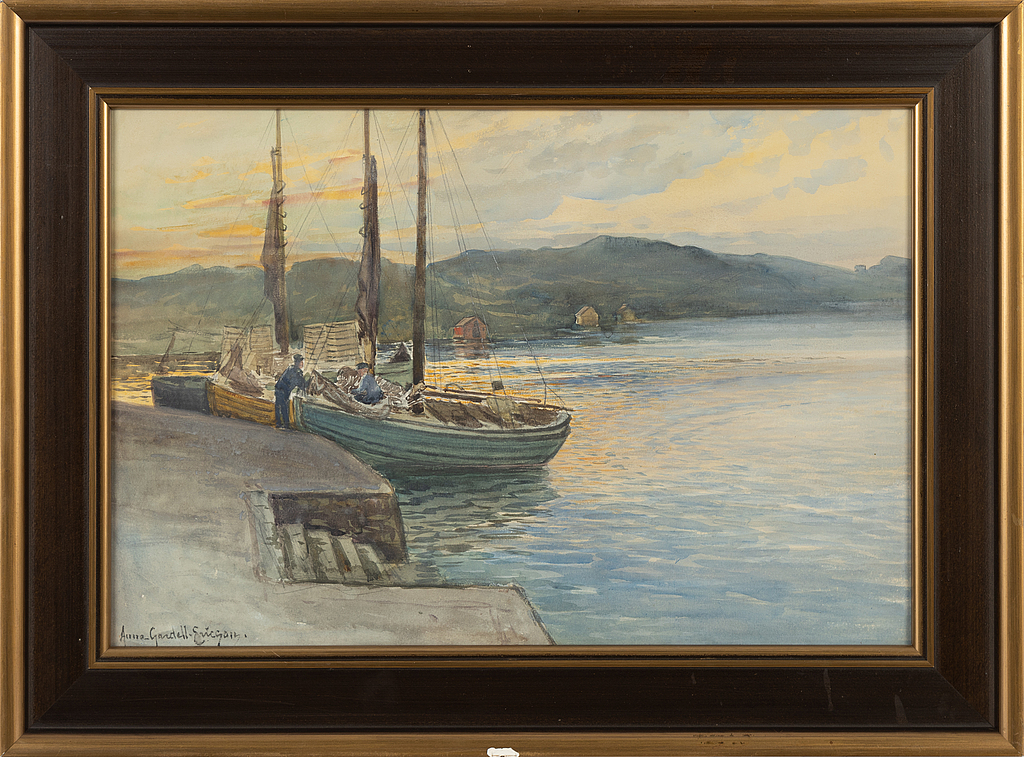 Anna Gardell-Ericson, akvarell, signerad. - Bukowskis