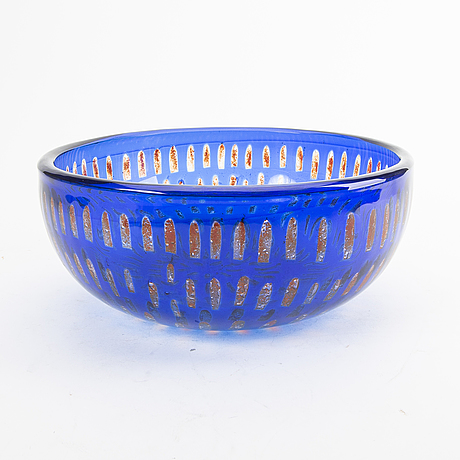 Sven Palmqvist, a signd Ravenna glass bowl Orrefors 1974. - Bukowskis