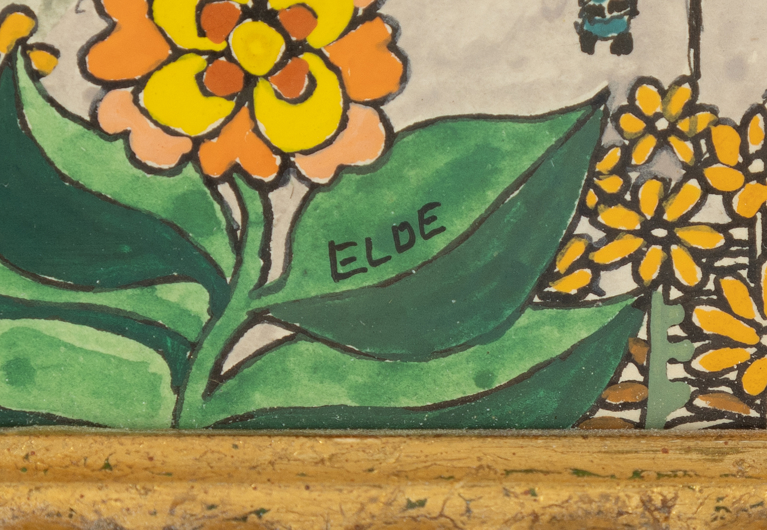 Bengt Elde, tusch och akvarell, signerad. - Bukowskis