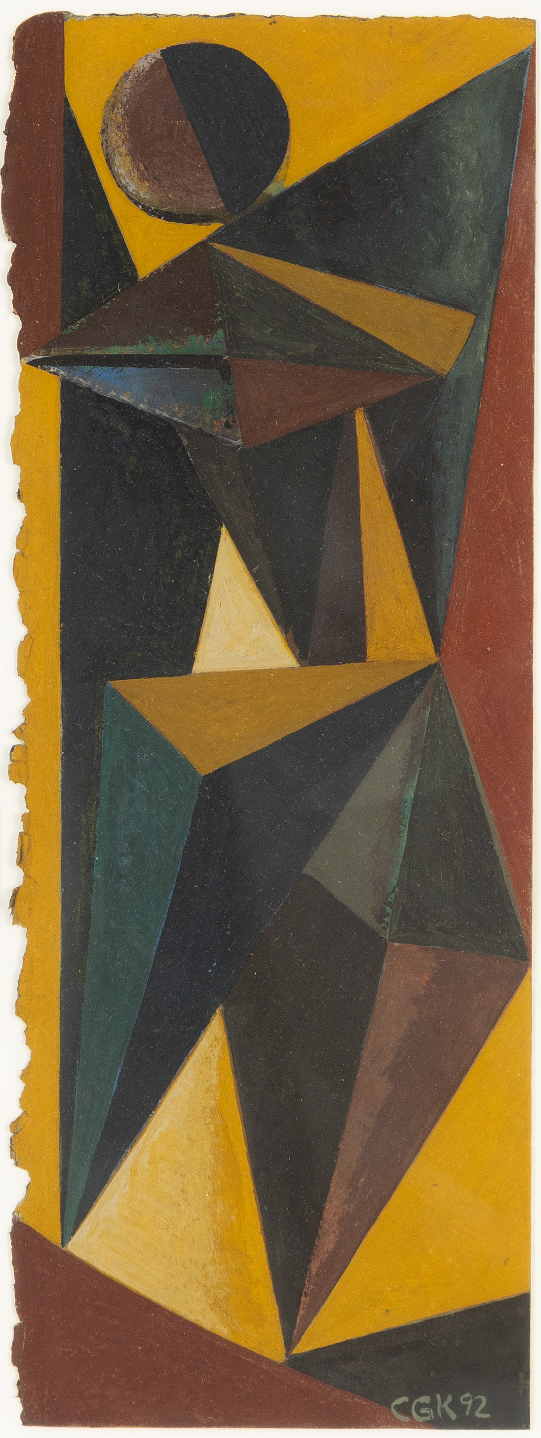 C Göran Karlsson, tempera, signerad CGK och daterad 92. - Bukowskis