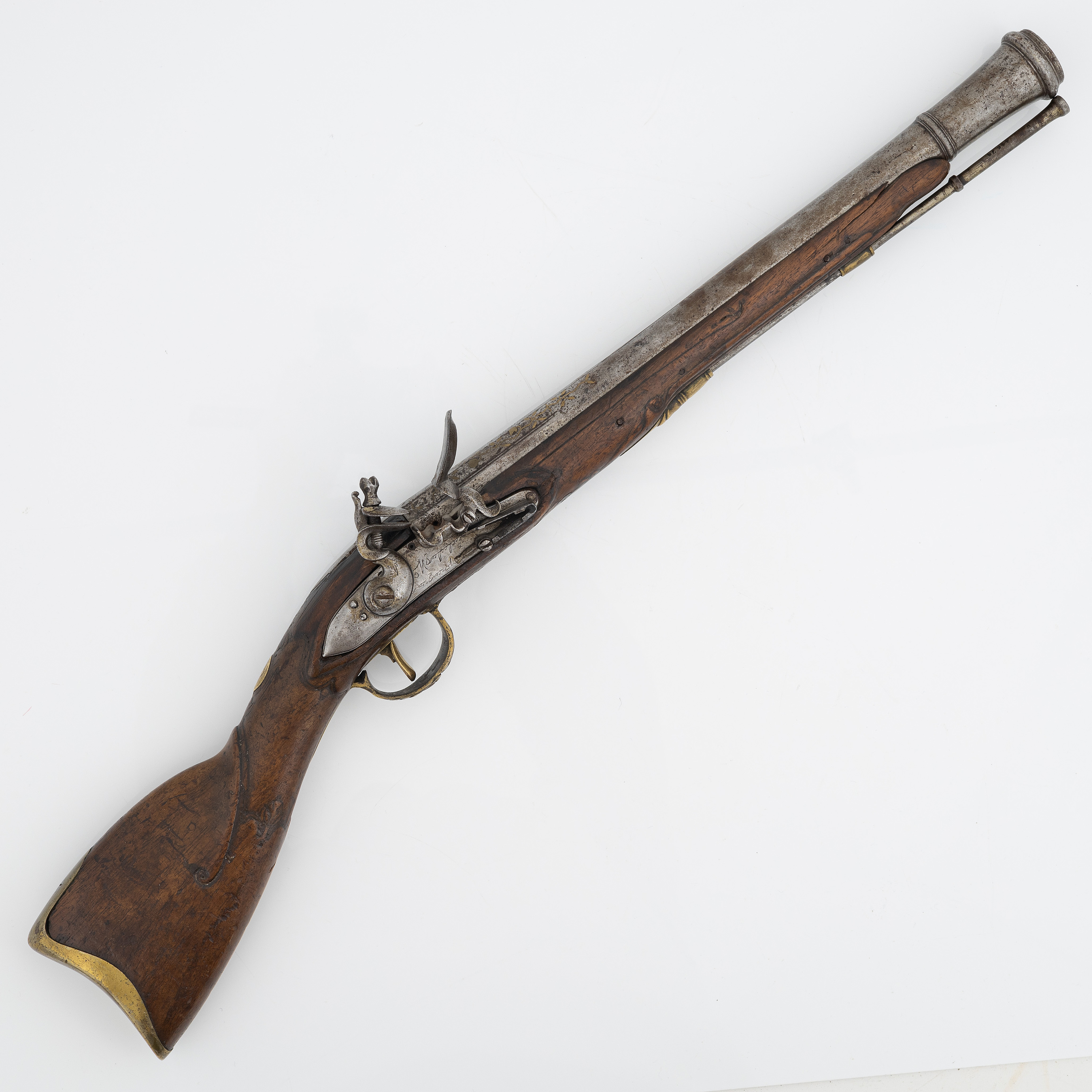 A flintlock gun from the19th Century. - Bukowskis