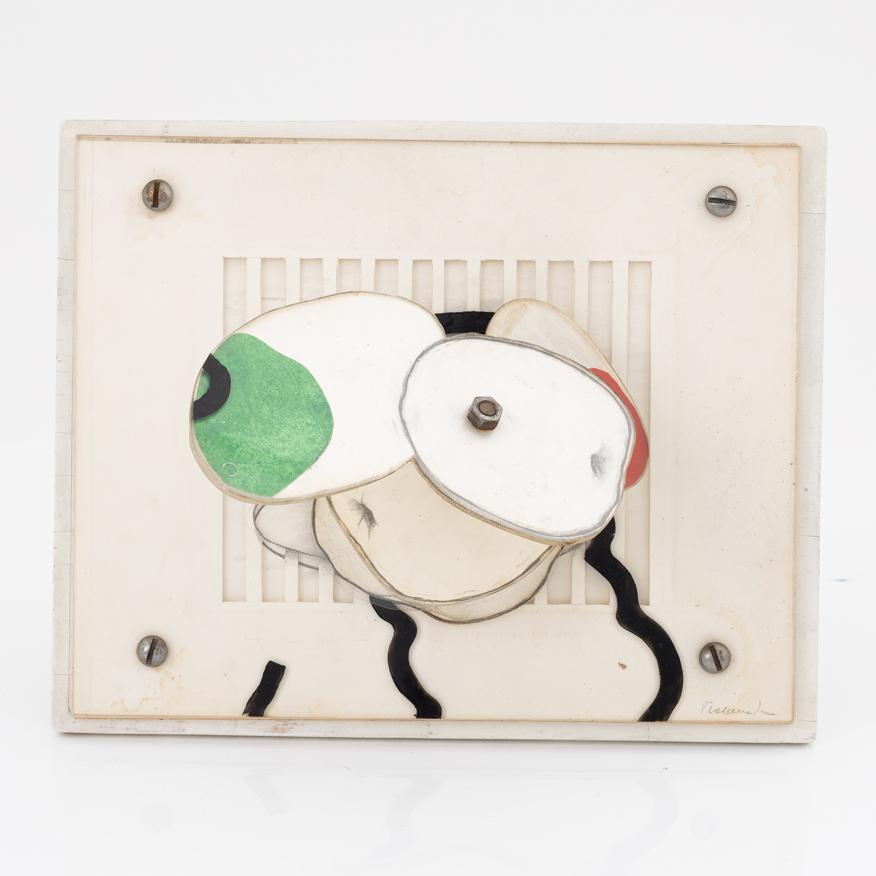 PG Thelander, relief, mixed media, signed. - Bukowskis
