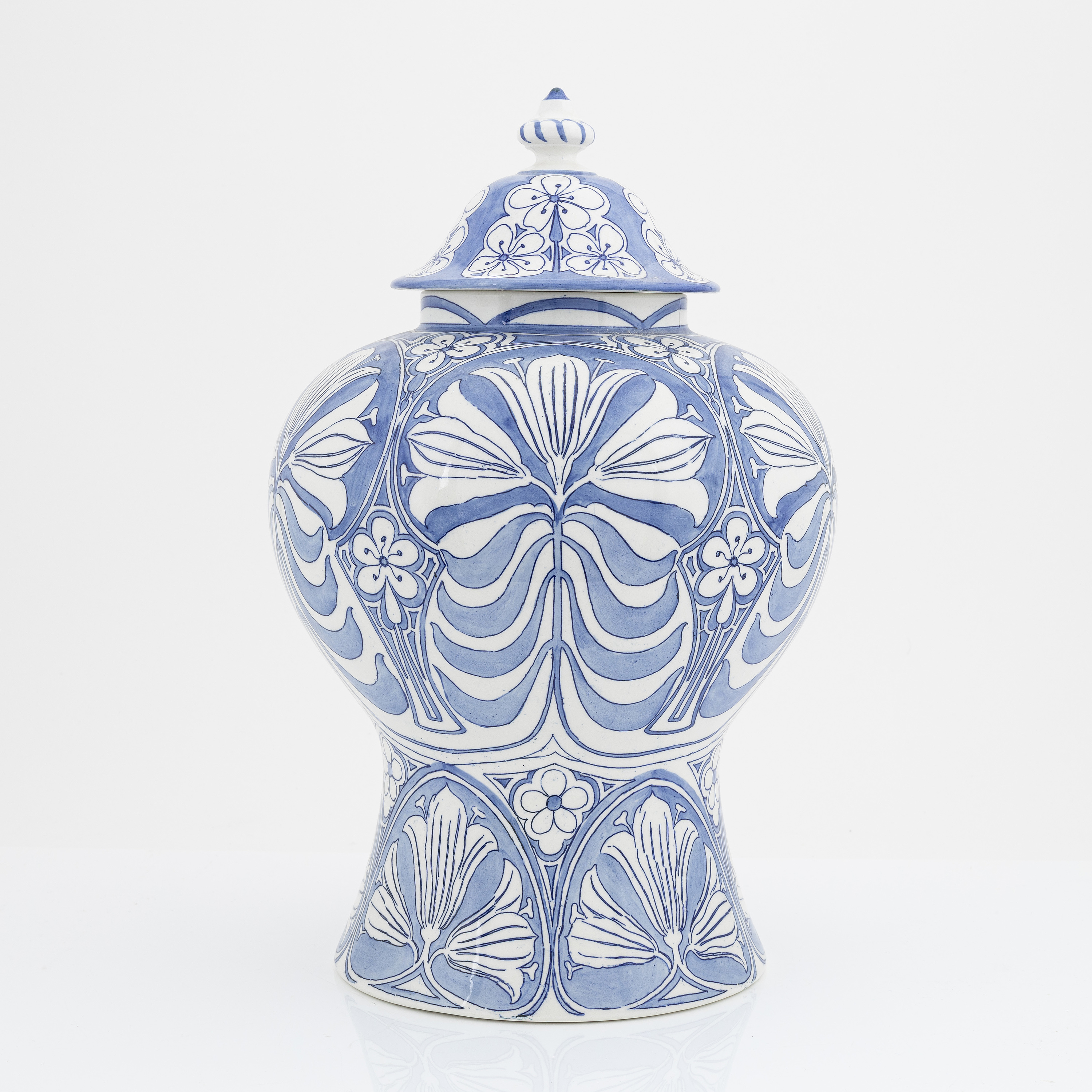 Alf Wallander, golvurna, flintgods, Rörstrand, tidigt 1900-tal. - Bukowskis