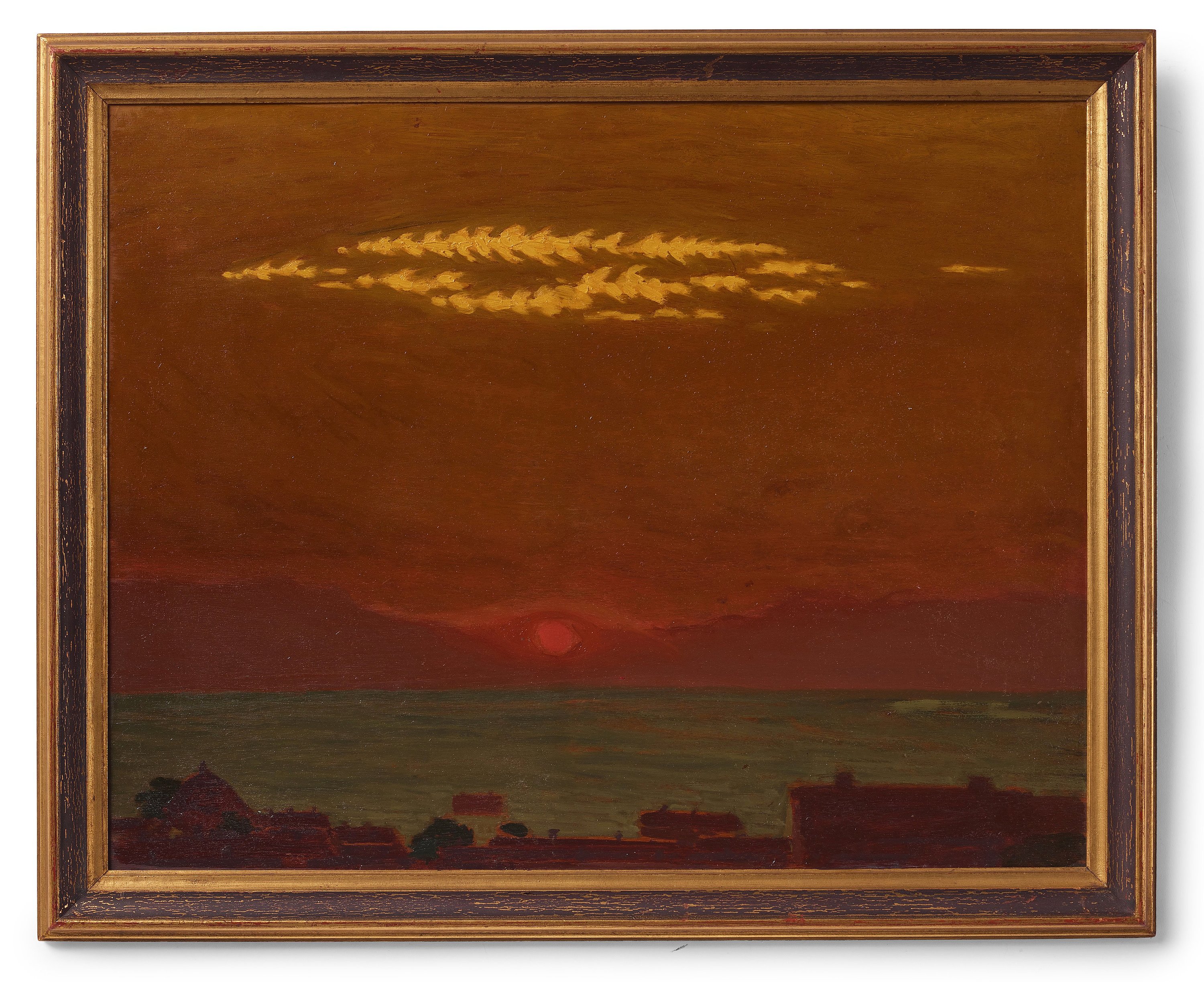 Pelle Swedlund, "Solnedgång över Alvaret" (Sunset Alvaret). - Bukowskis
