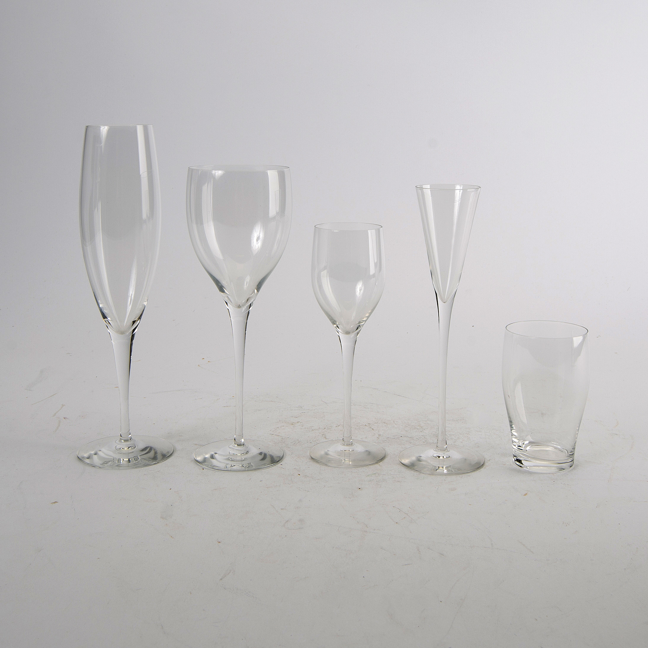 Nils Landberg servis, 30 dlr, "Illusion", Orrefors Sandvik, formgiven ...