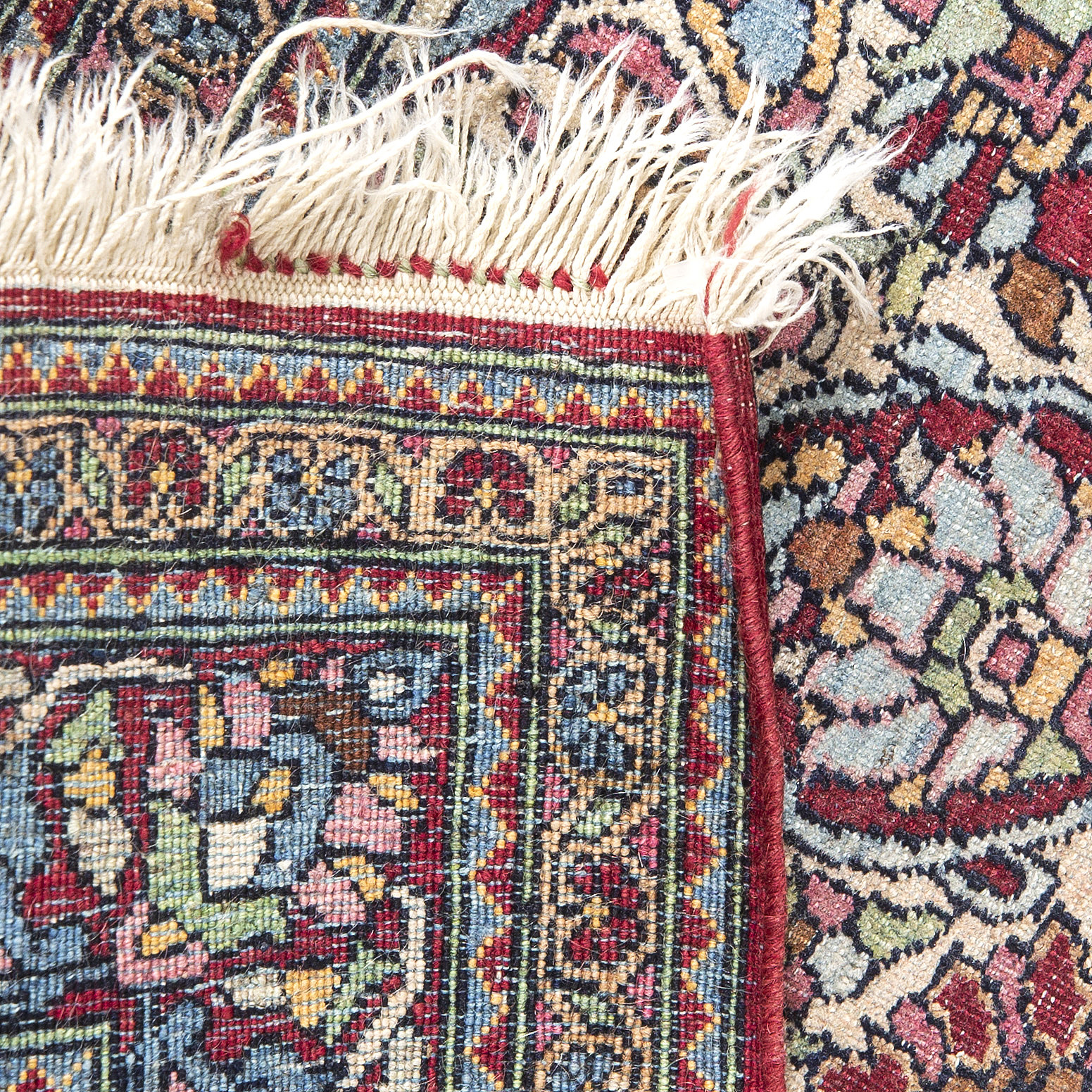 An antique Keshan carpet ca 108x78 cm. - Bukowskis