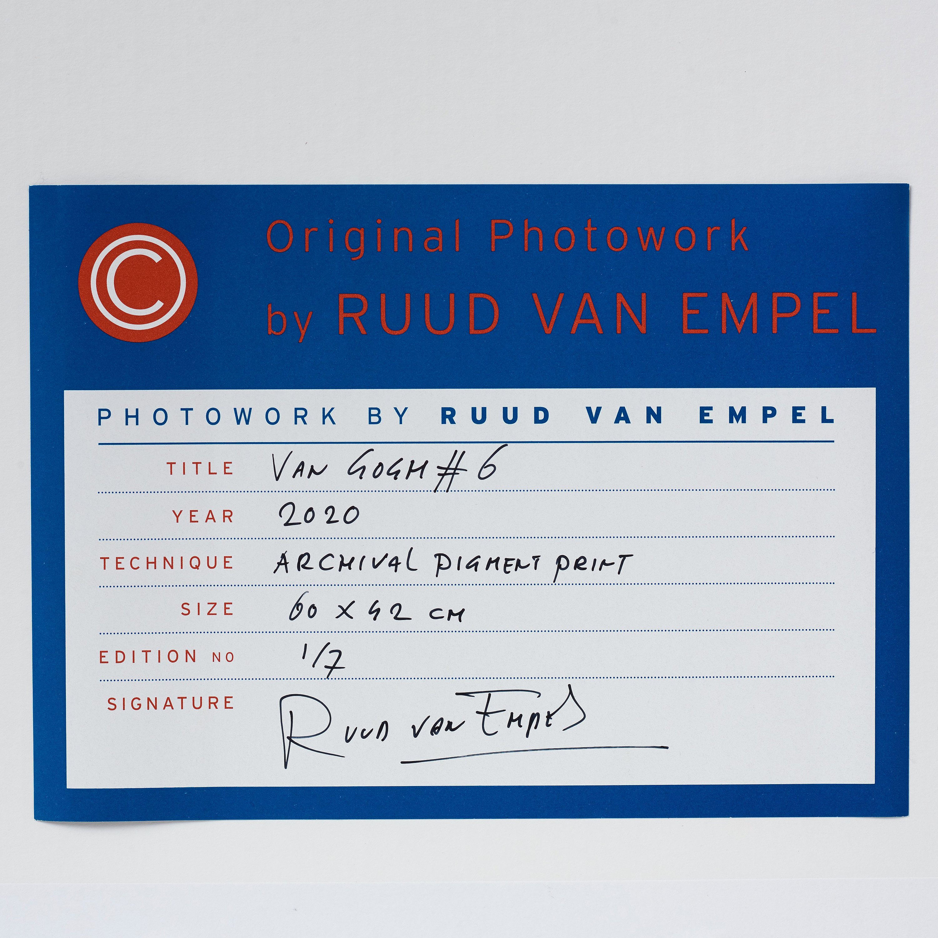 Ruud van Empel, "Van Gogh #6", 2020. - Bukowskis